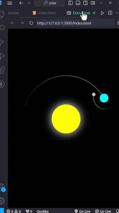 Solar System | HTML CSS - YouTube