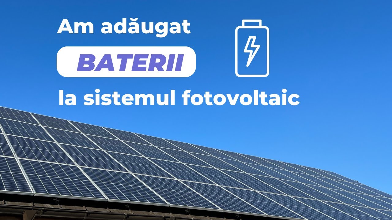 Sistem fotovoltaic hibrid cu baterii și invertoare Victron - YouTube