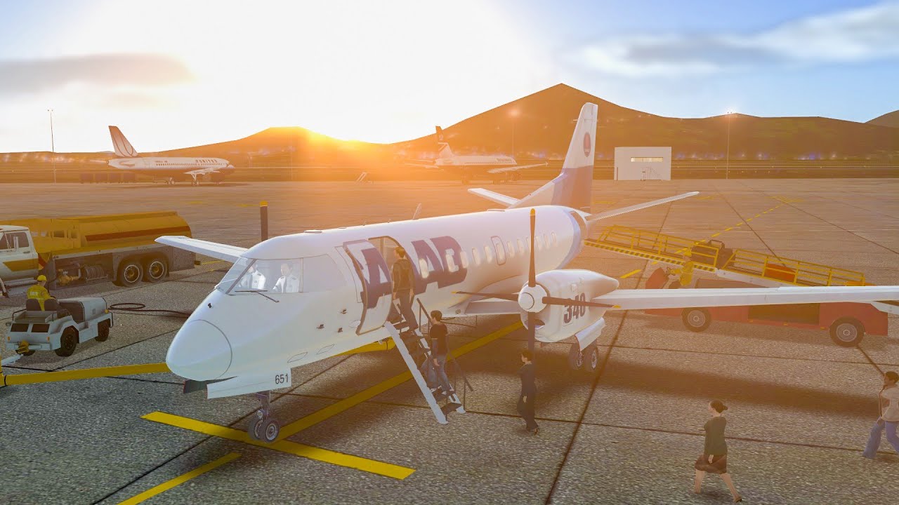 RFS - Real Flight Simulator Pro - Salzburg to Innsbruck | Saab 340B ...