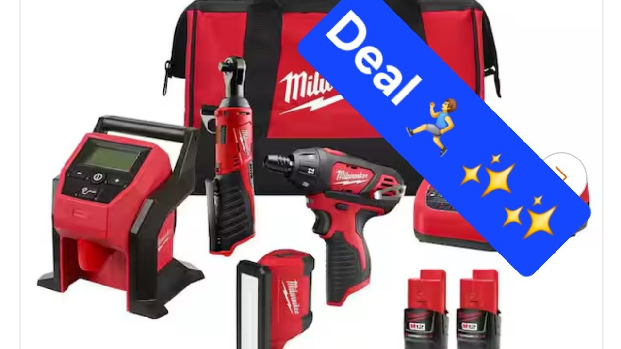 Deal 🏃‍♂️ ️ Milwaukee M12 4 Tool Combo - YouTube
