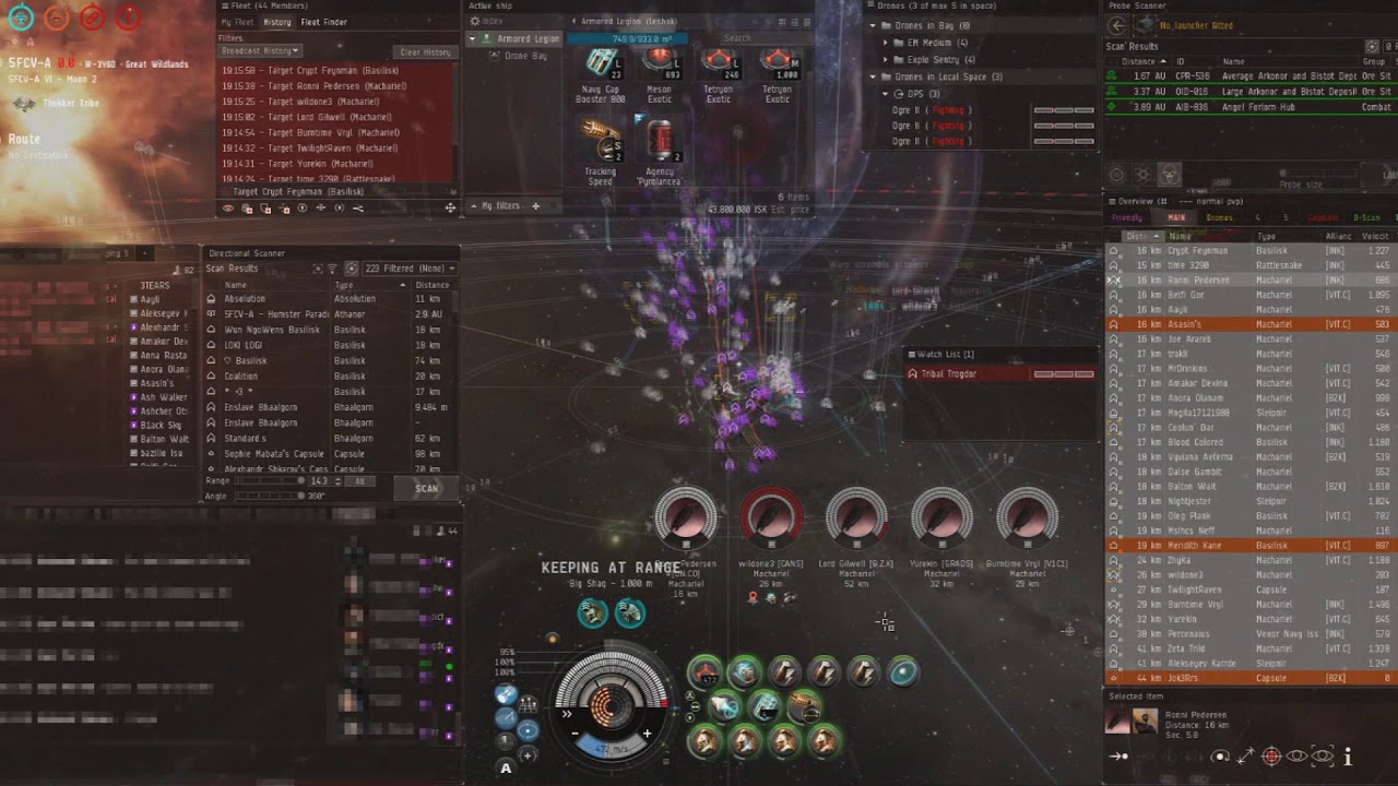 Unspoken Alliance - Leshak Fleet is a Go - EVE Online PVP - YouTube