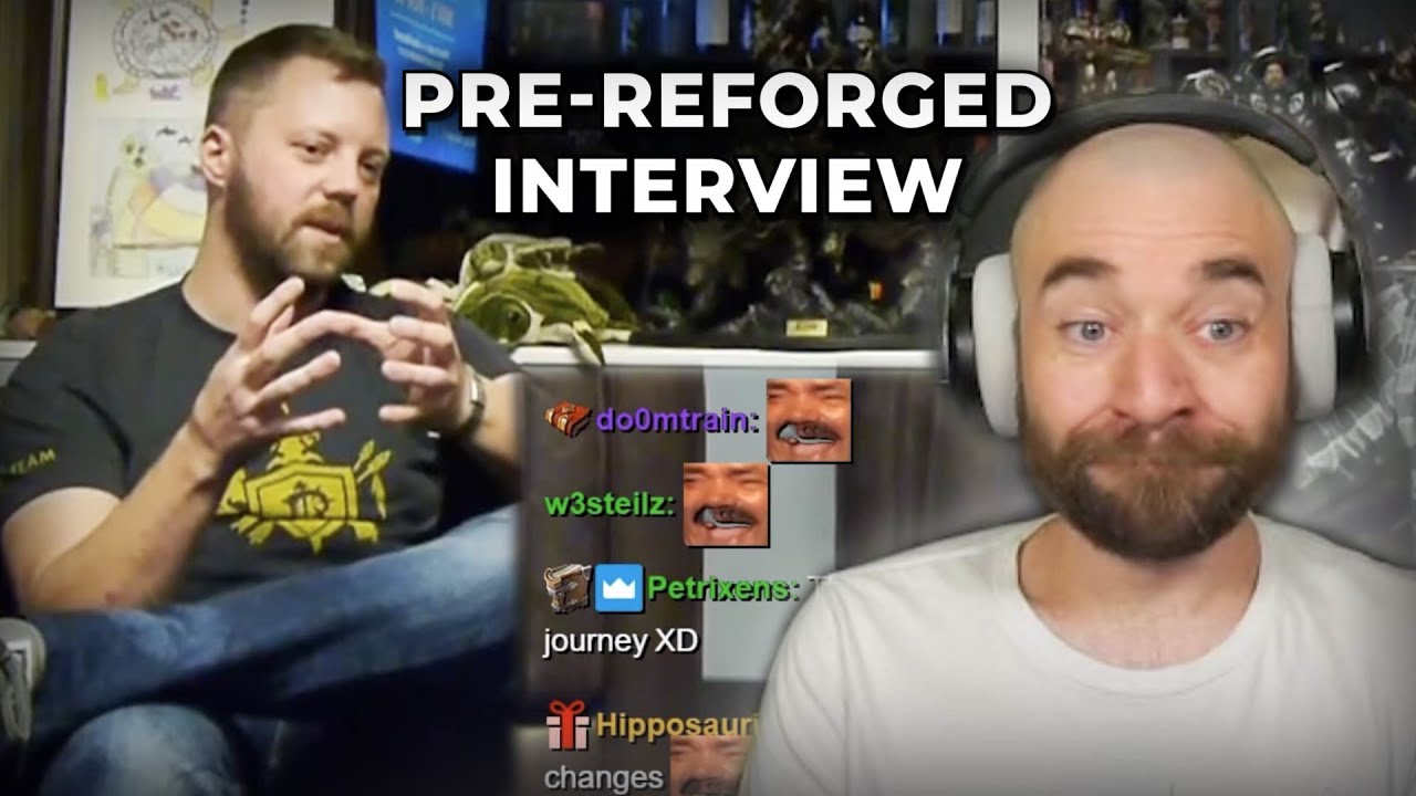 Reacting to Pre-Reforged Interview with Blizzard Dev - YouTube