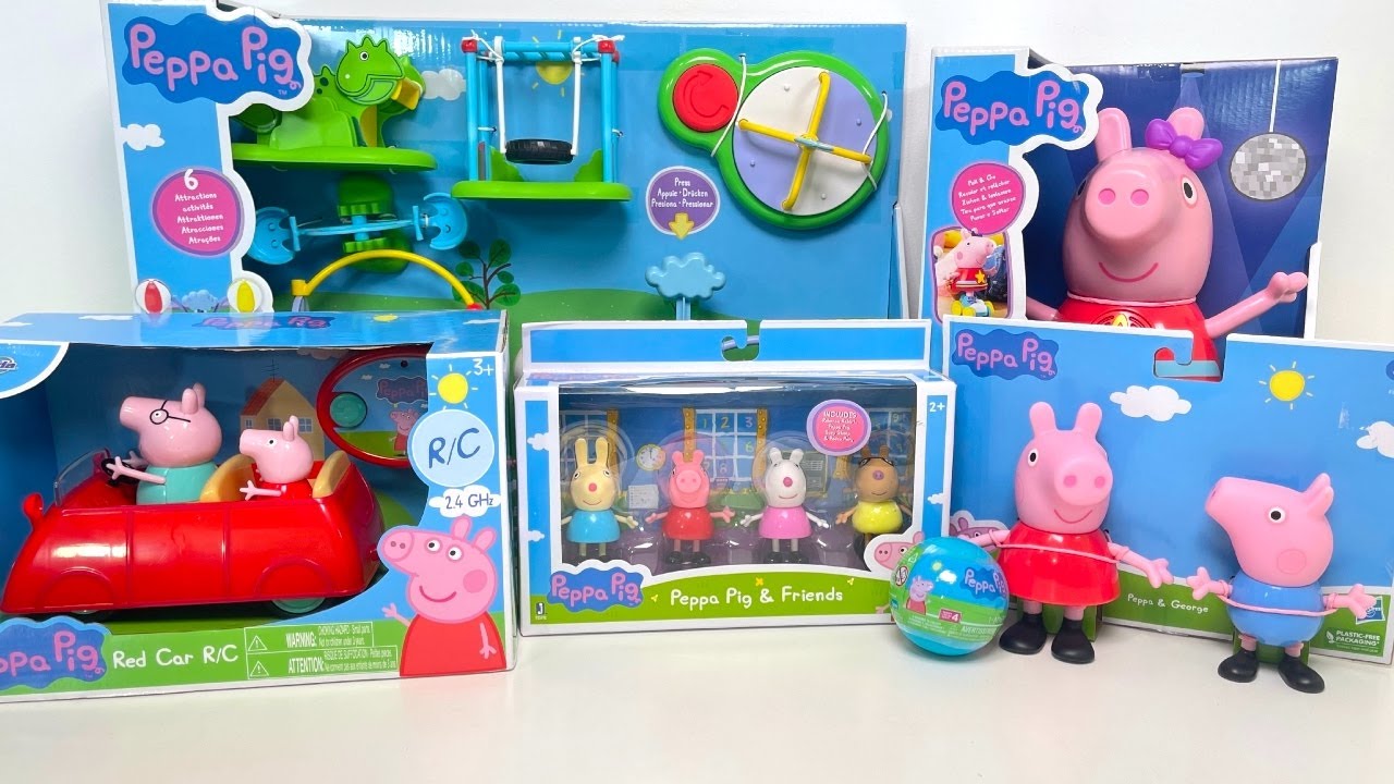 Peppa Pig Unboxing Toy Collection Review ASMR - YouTube