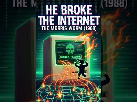 Story of the first computer virus Morris Worm - YouTube