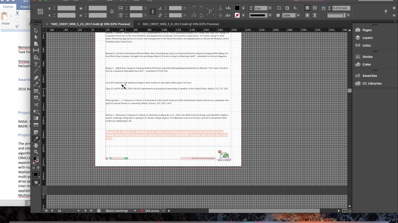 Copy text attributes in Indesign using eyedropper tool - YouTube