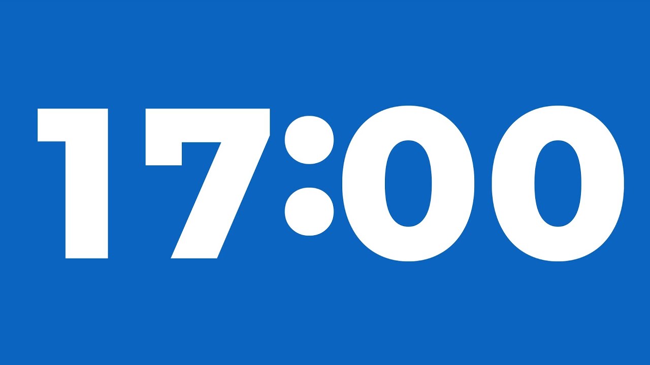 17 Minute Timer Without Music | 17 Minutes | 17 Minute Stopwatch - YouTube