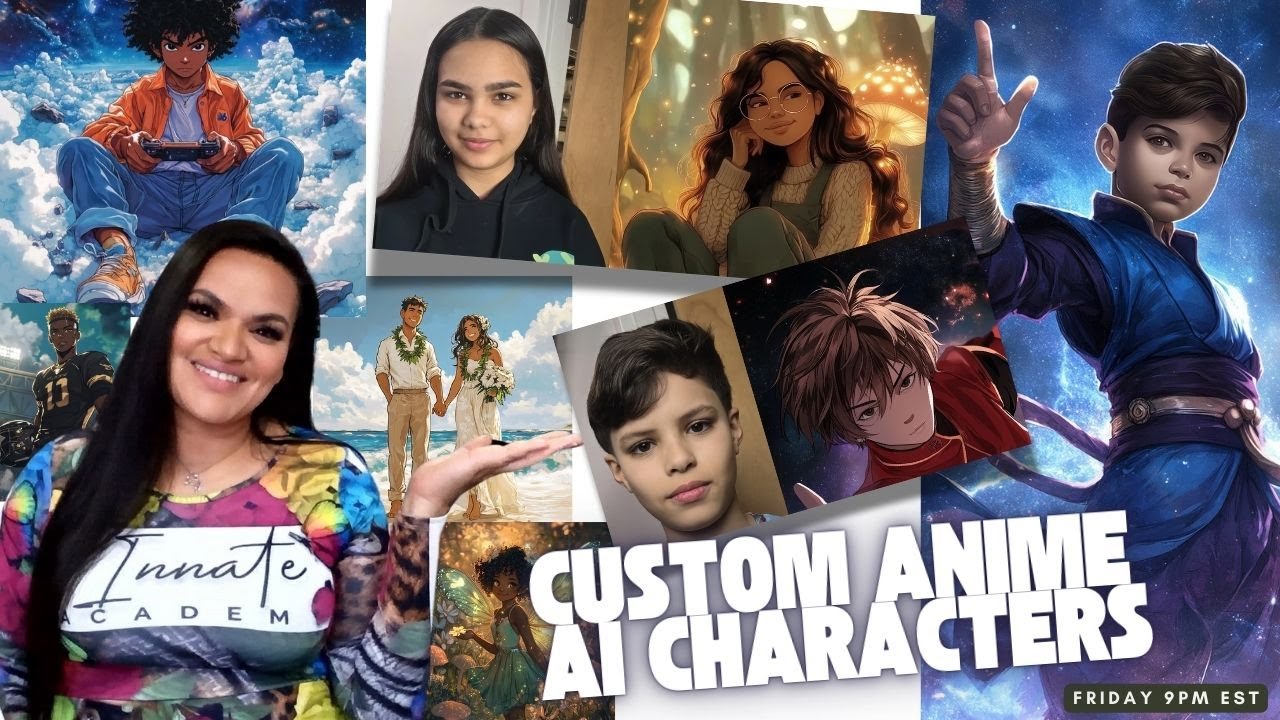 Custom Anime AI Characters || FREEBIE FRIDAY LIVE with Dr. Shanon - YouTube