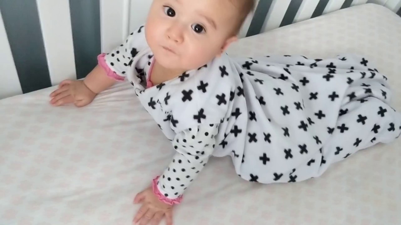 Baby Frances' 7 month Milestone of learning swinging & Rolling over ...
