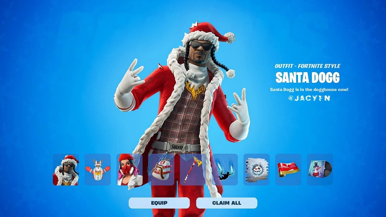 How to Get FREE SANTA DOGG Skin NOW EARLY In Fortnite Winterfest ...