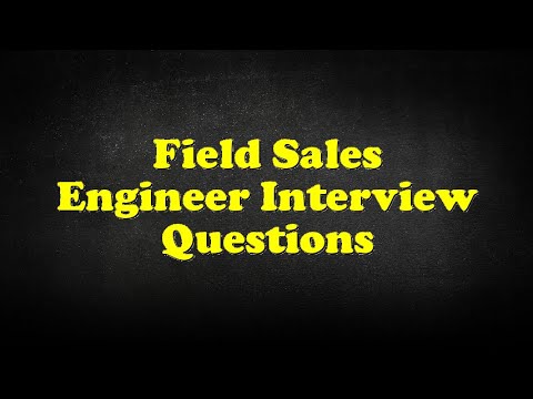 Field Sales Engineer Interview Questions - YouTube