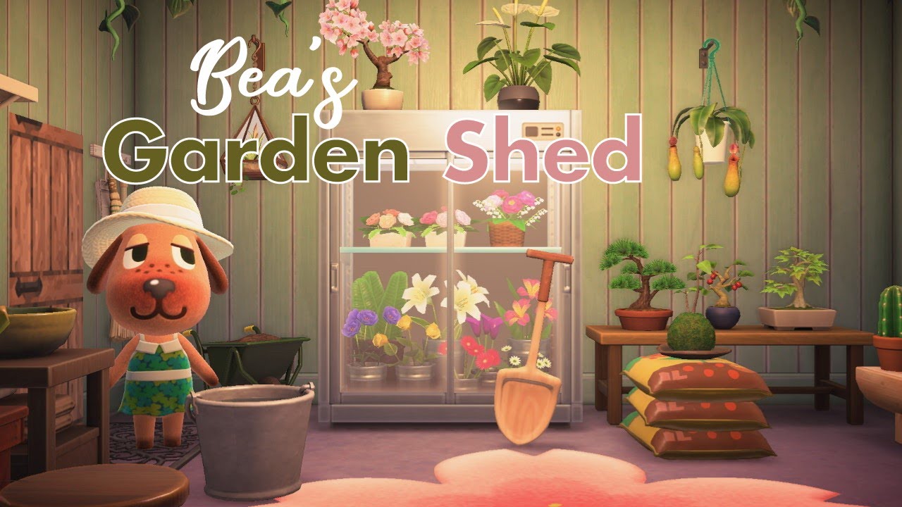Bea's Garden Shed | Animal Crossing - Happy Home Paradise - YouTube