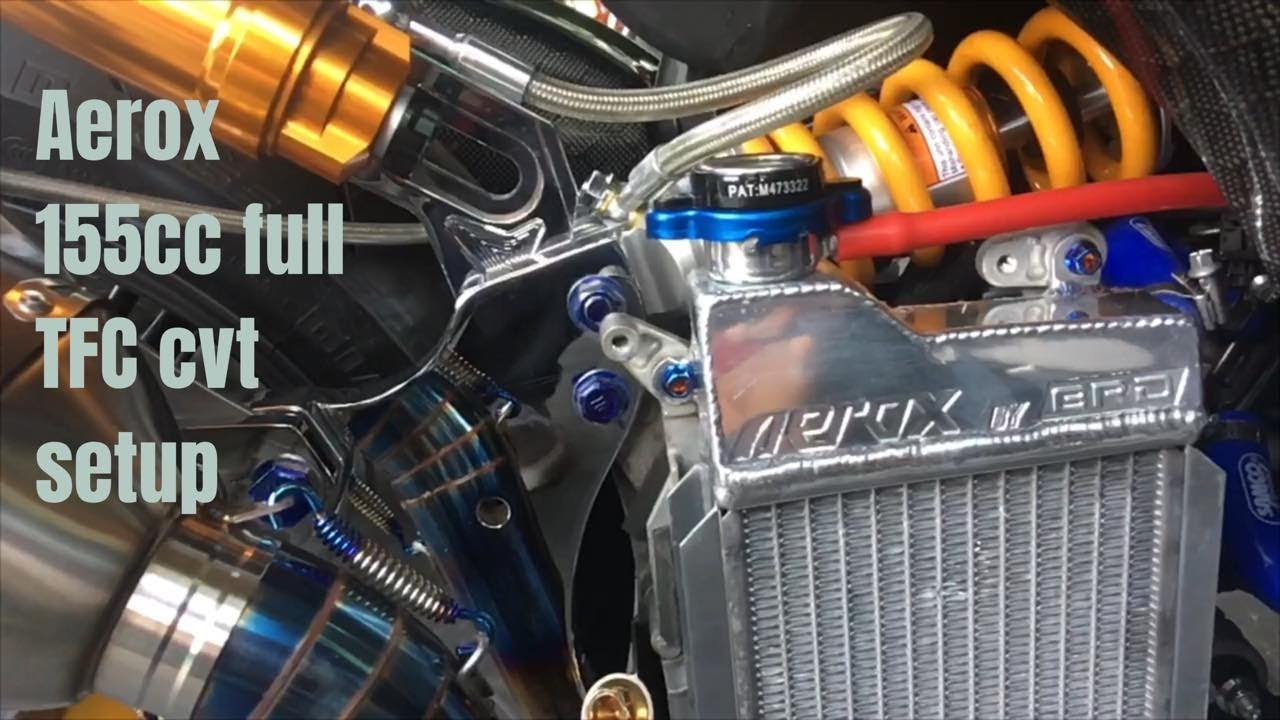 AEROX 155 | FULL TFC CVT INSTALL - YouTube