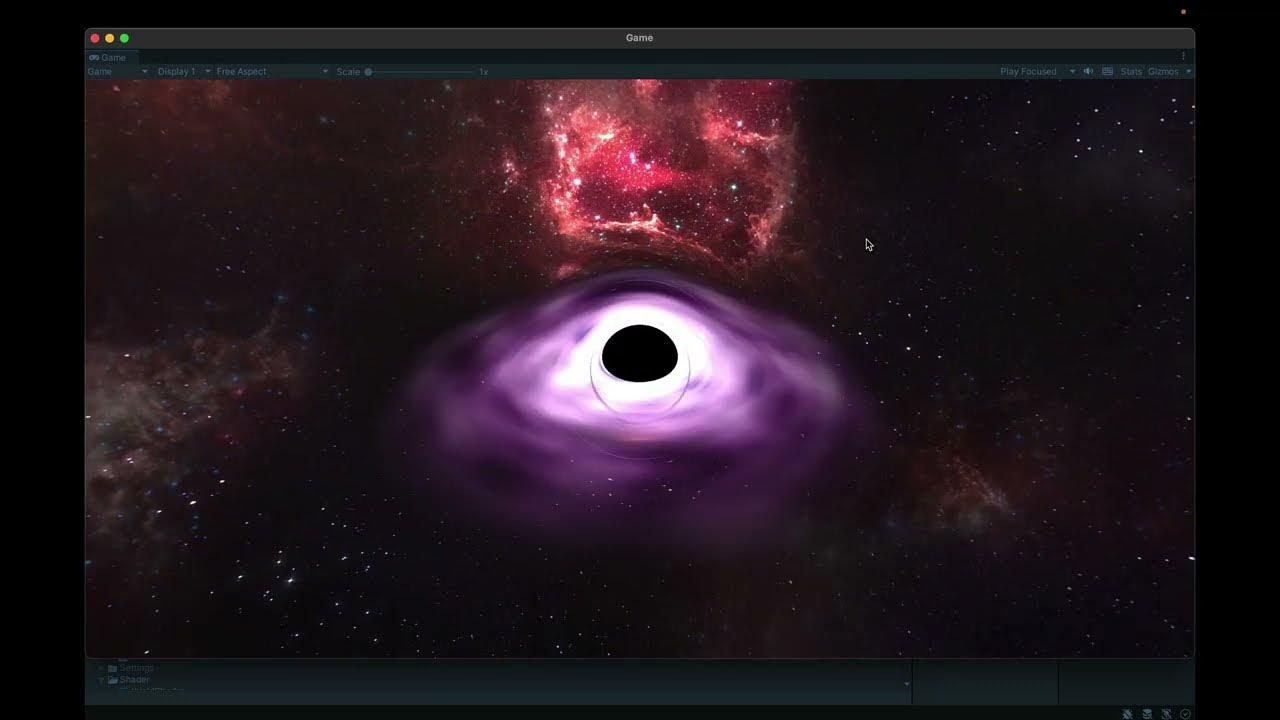 【Unity教程】 23 黑洞引力透镜Black Hole Shader效果制作【中文解说】 - YouTube