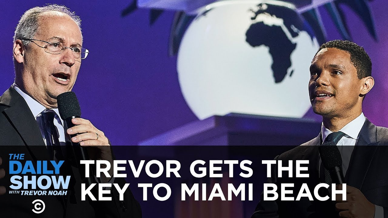 Miami Beach’s Mayor Gives Trevor the Key to the City | The Daily Show ...