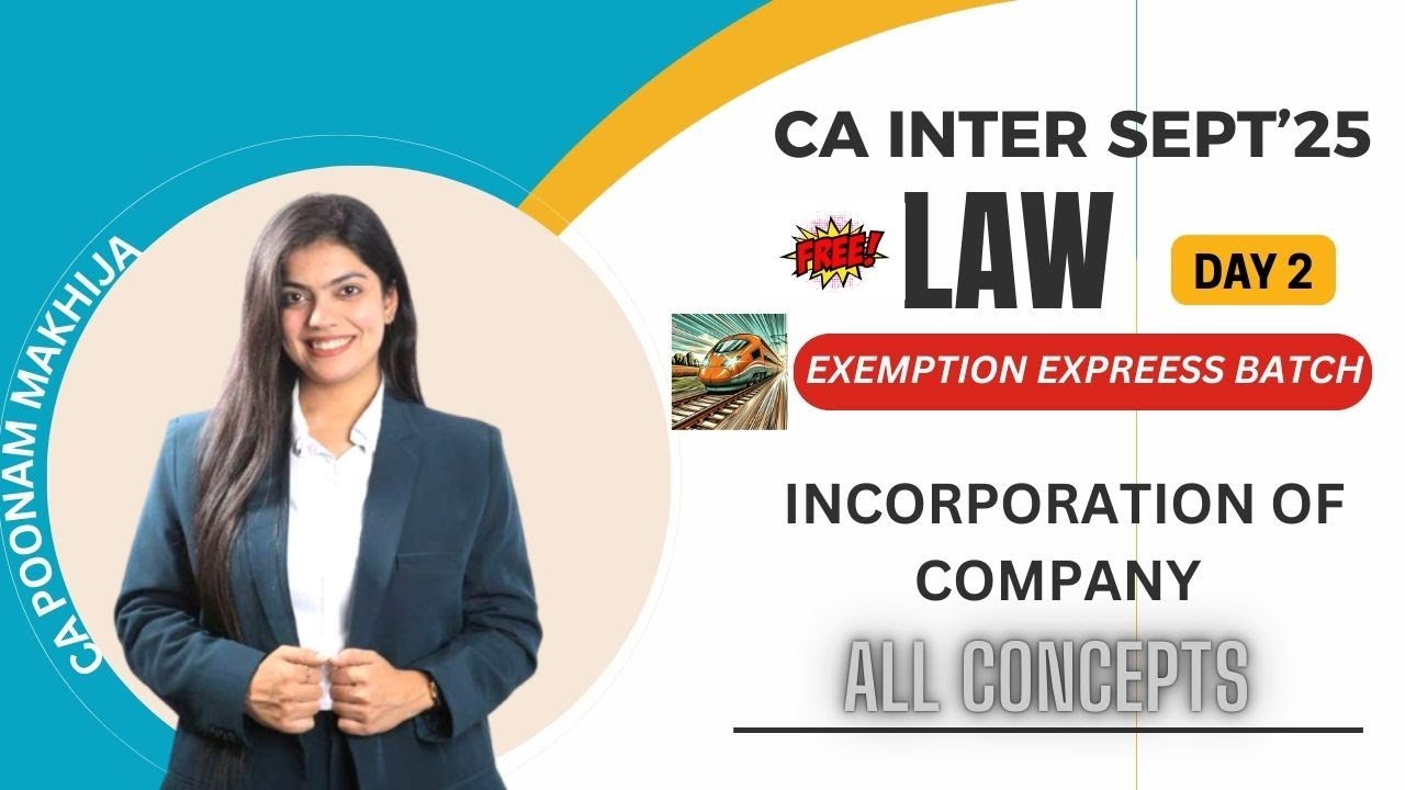 CA INTER LAW EXPRESS REVISION BATCH I LAW REVISION SERIES DAY1 I SEPT ...