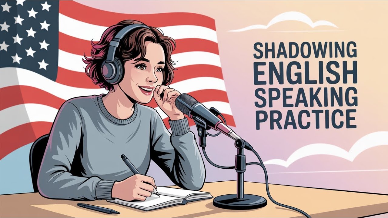 Speak English Fluently | Slow Shadowing Practice for real conversations - Podcast - YouTube