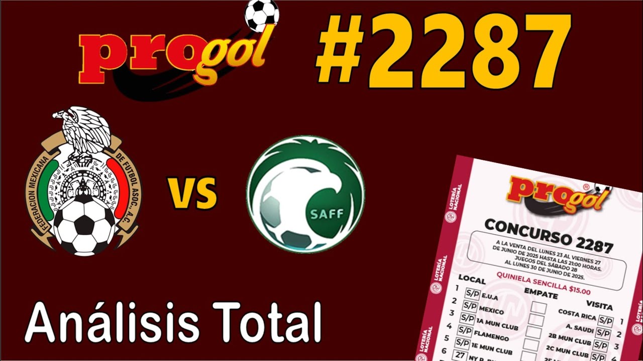 😎🆗⚽👉 Progol #2287 Análisis con 7 Dobles -¡Vamos con todo!- 😎🆗⚽👉 - YouTube