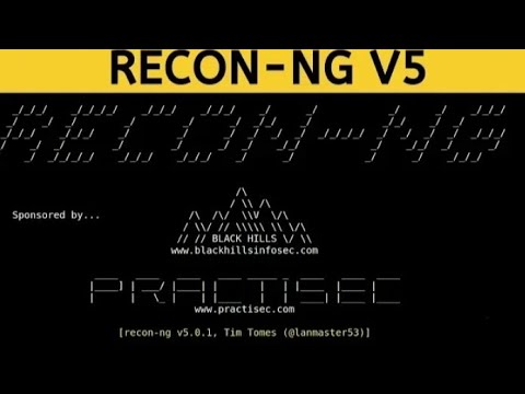 Recon-ng installation Tutorial _ BUG BOUNTY TOOLS _ KALI LINUX - YouTube