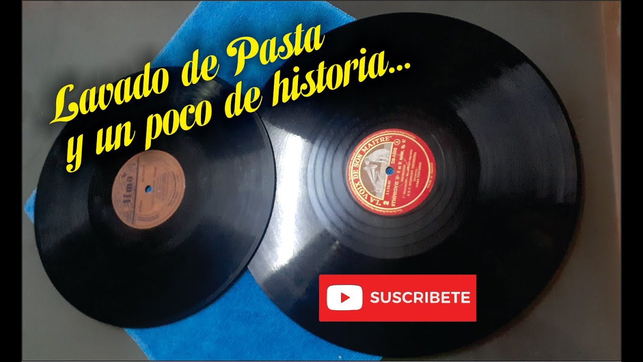 Como limpiar un disco de pasta y chamuyo de los mismos.... - YouTube
