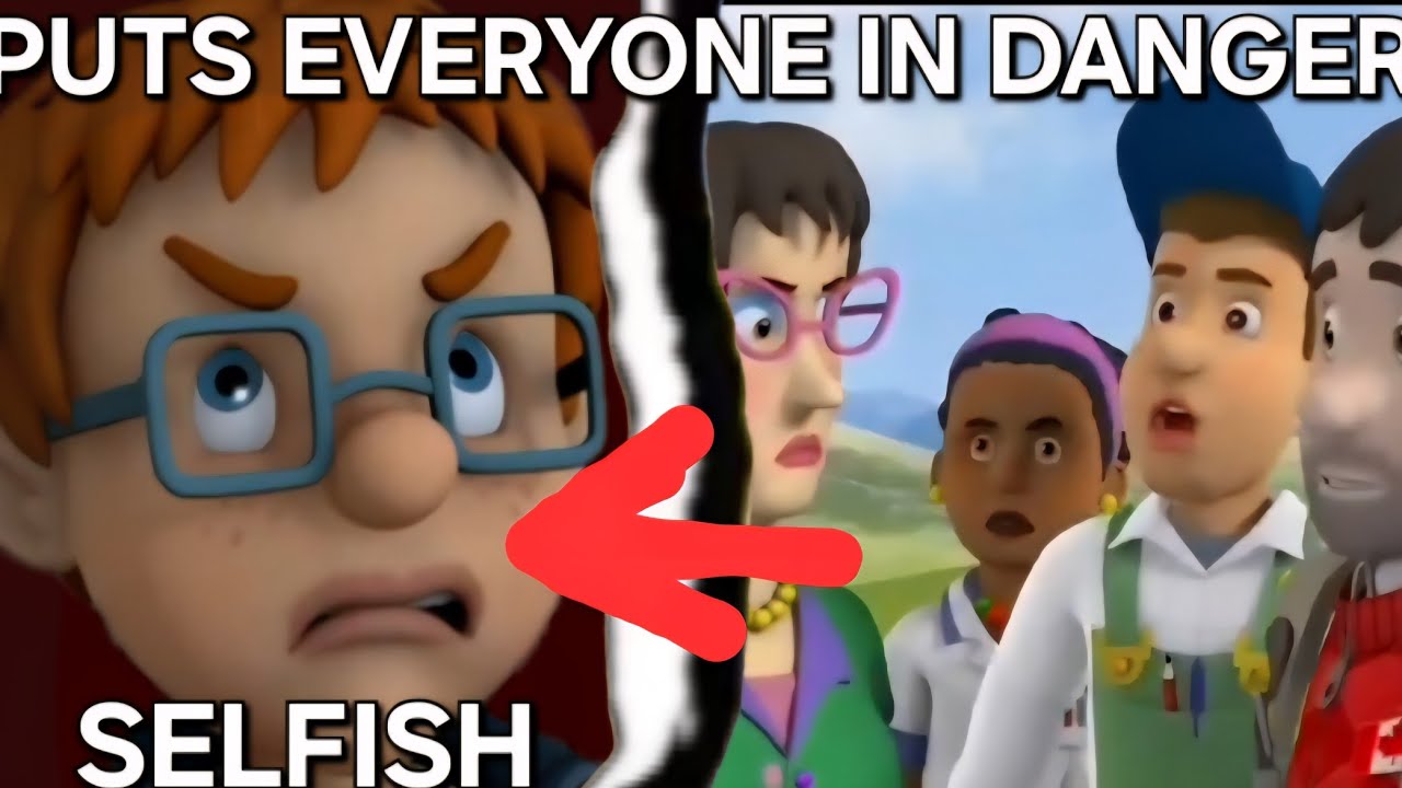 NORMAN FROM FIREMAN SAM GETS EVRYONE STUCK IN A LIGHTHOUSE - YouTube
