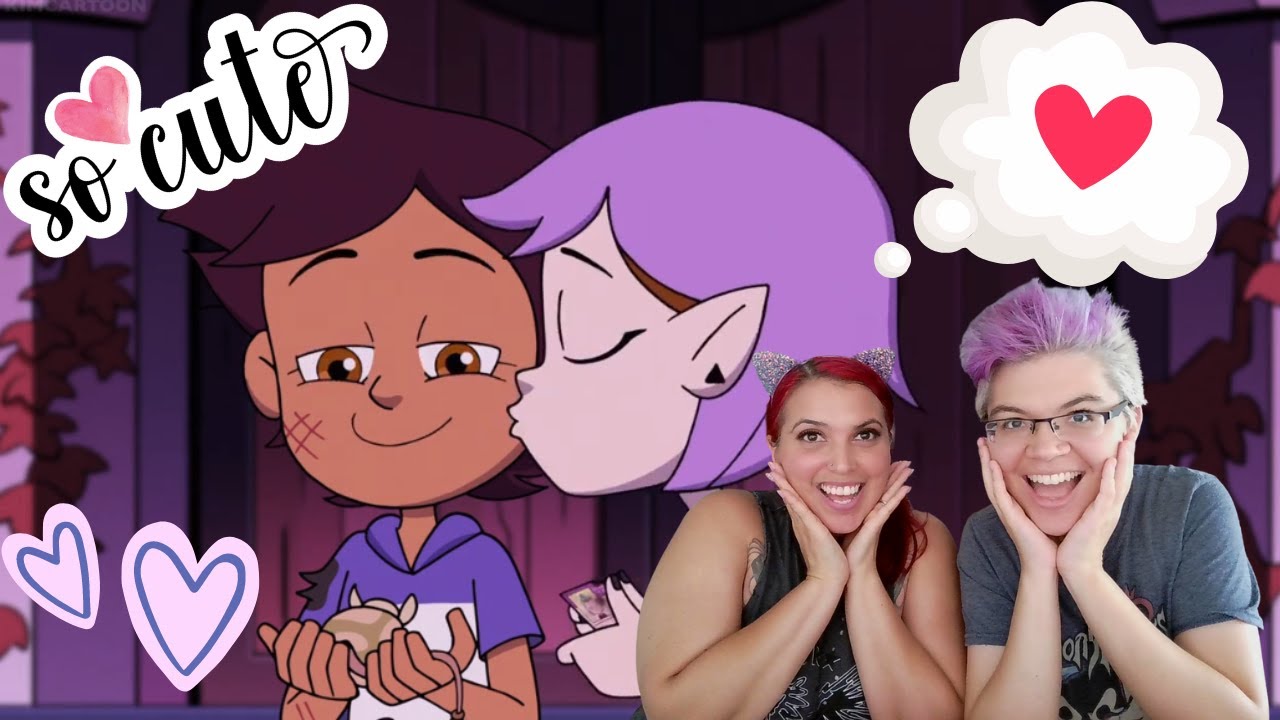Lesbian Couple React to Lumity Blush Moments from The Owl House - YouTube