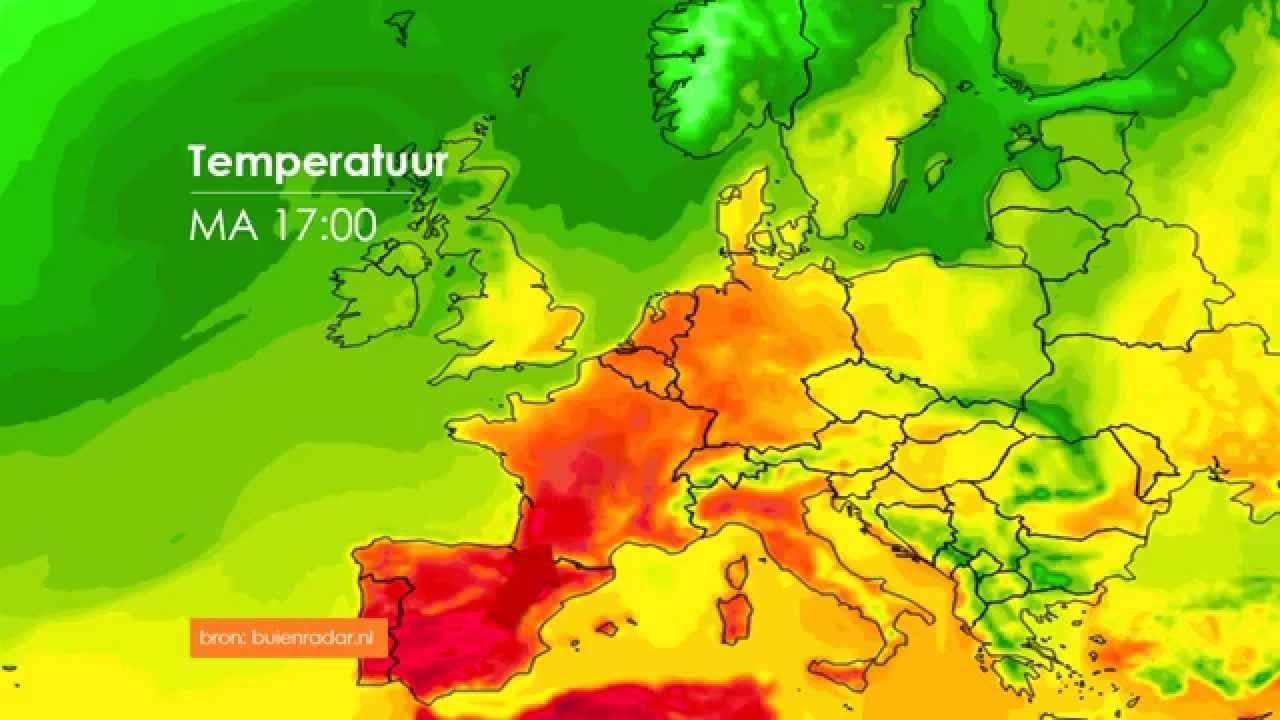 Weerbericht maandag 11 mei 2015: Vandaag zomers warm. Vanaf morgen weer ...