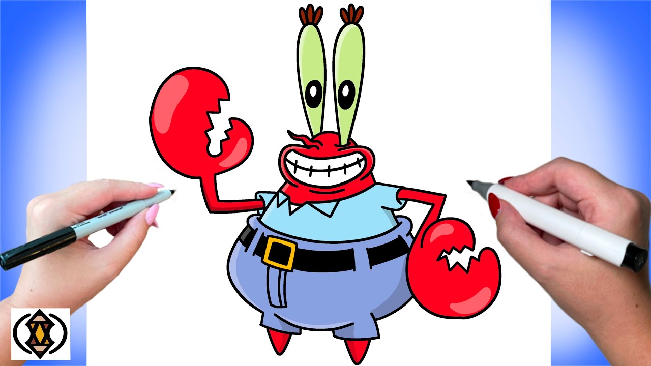 How To Draw Krusty Krab | SpongeBob - YouTube