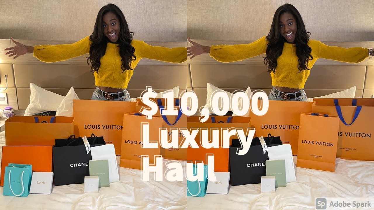$10,000 LUXURY HAUL | Stephanie Pierre - YouTube