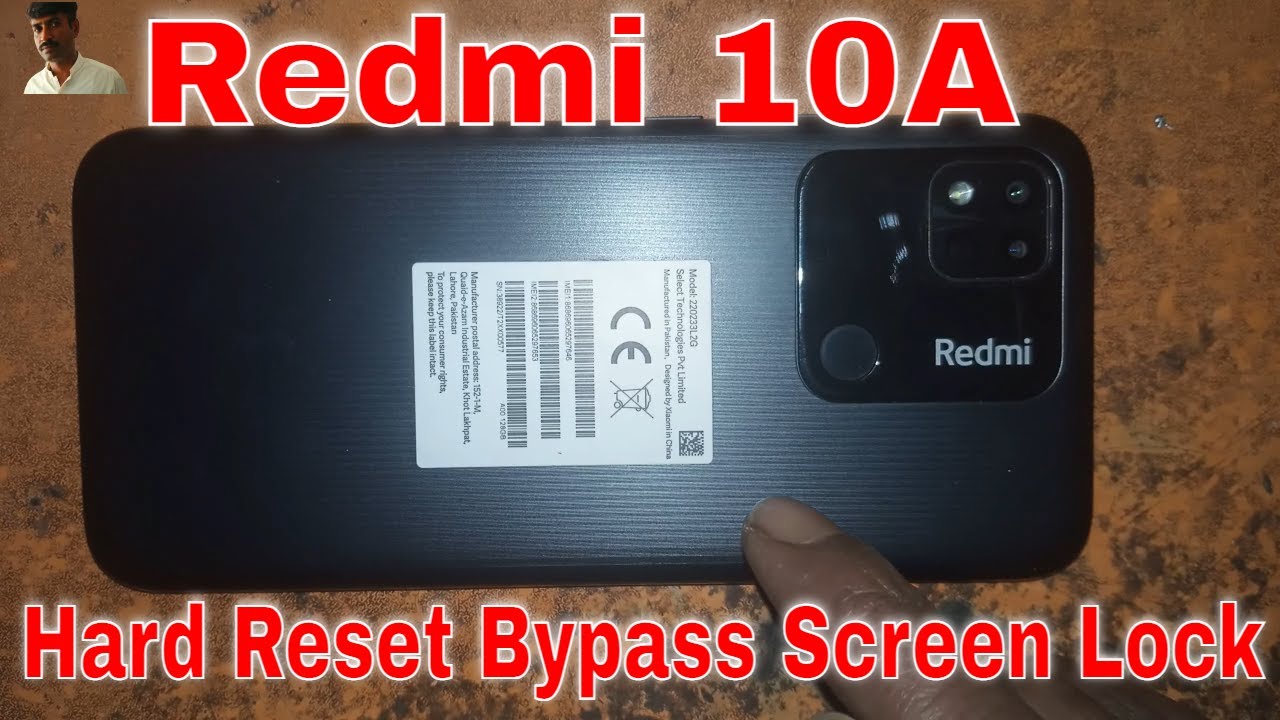 Redmi 10A Hard Reset How to Bypass Screen Lock on XIAOMI Redmi 10A ...