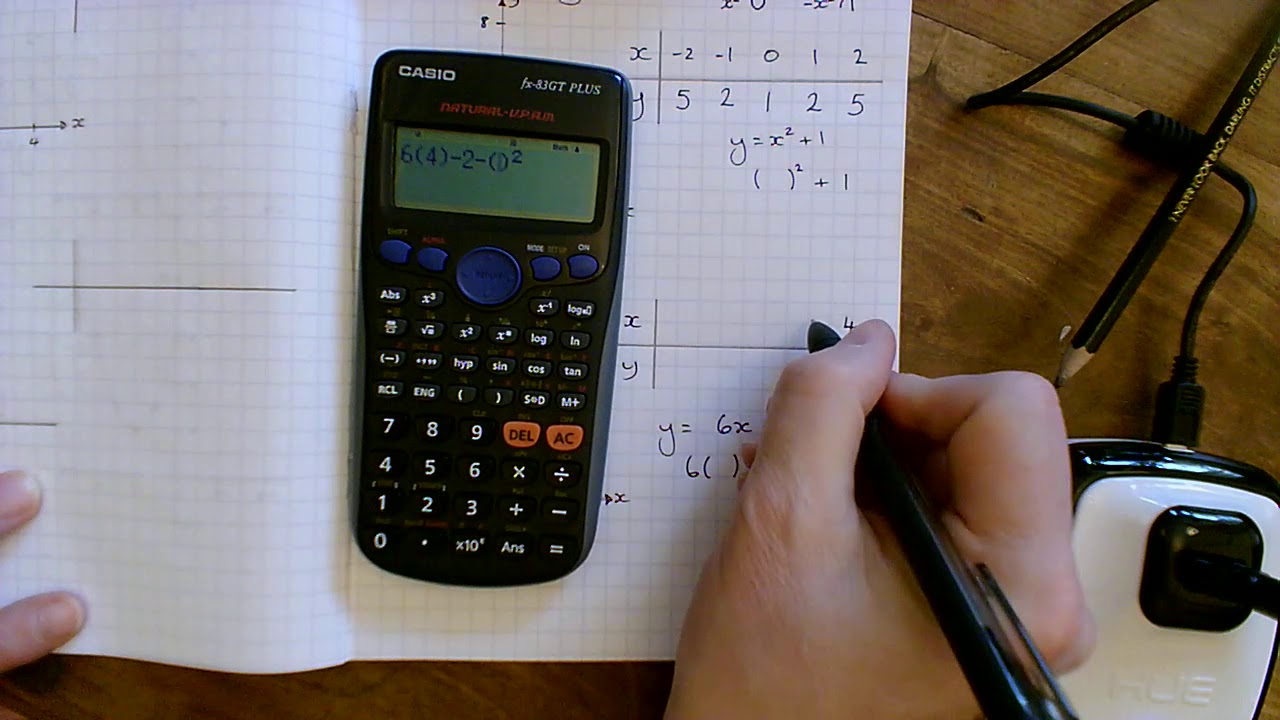 MyMaths 215 Plotting Graphs 3 Quadratics - YouTube