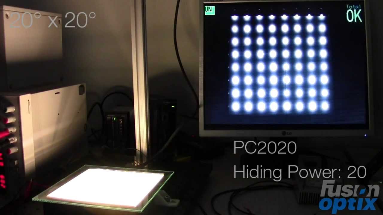 Diffusion Sheet LED Hiding Power Demo - YouTube
