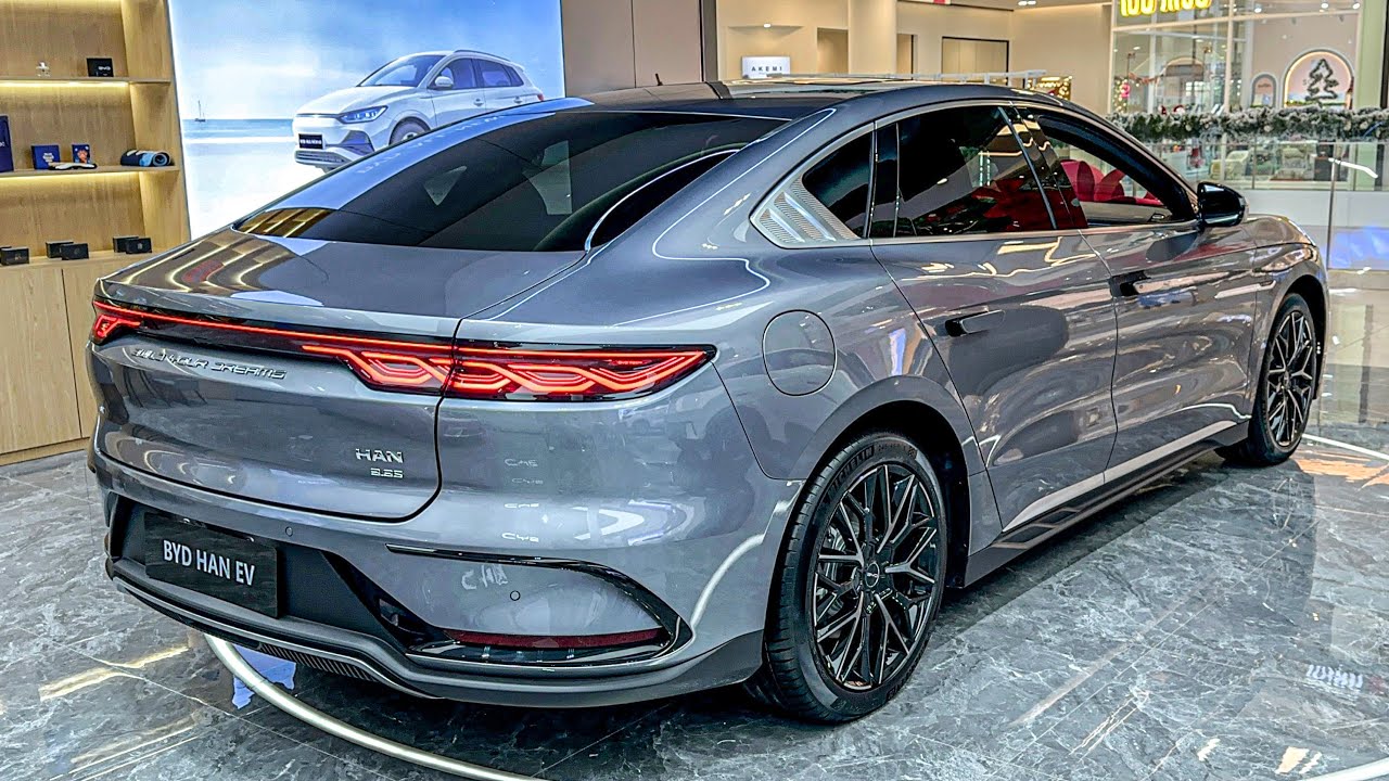 New BYD Han EV (2024) - Luxury Electric Sedan | Interior And Exterior ...