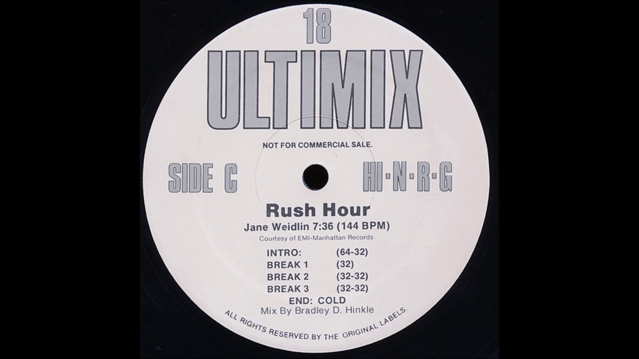Jane Wiedlin - Rush Hour 12" Ultimix Extended Version - YouTube