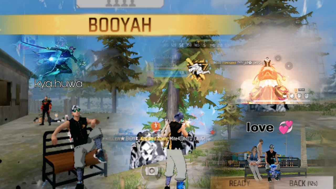 Booyah ho gaya dosto. Lekin bal baal.. garena Free Fire .how to booyah ...