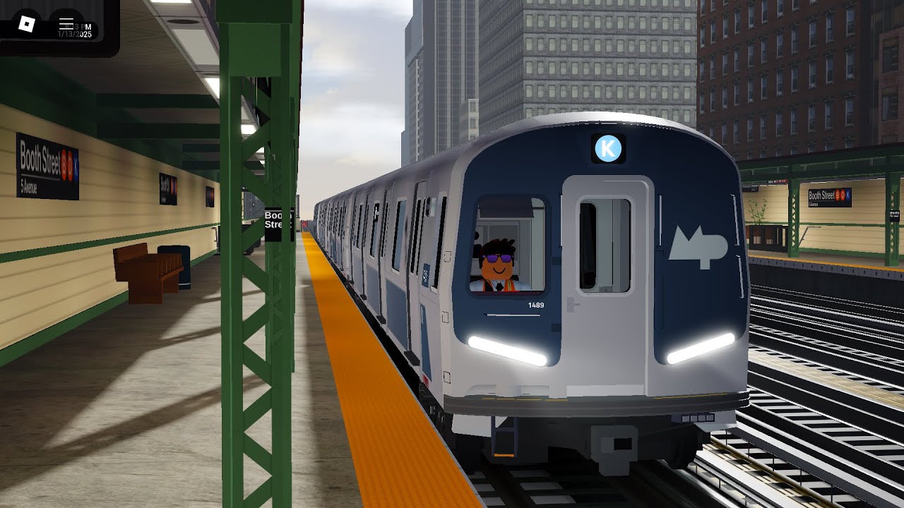 PTA Subway, Cadland bound PST-4R K train at Booth Street - YouTube