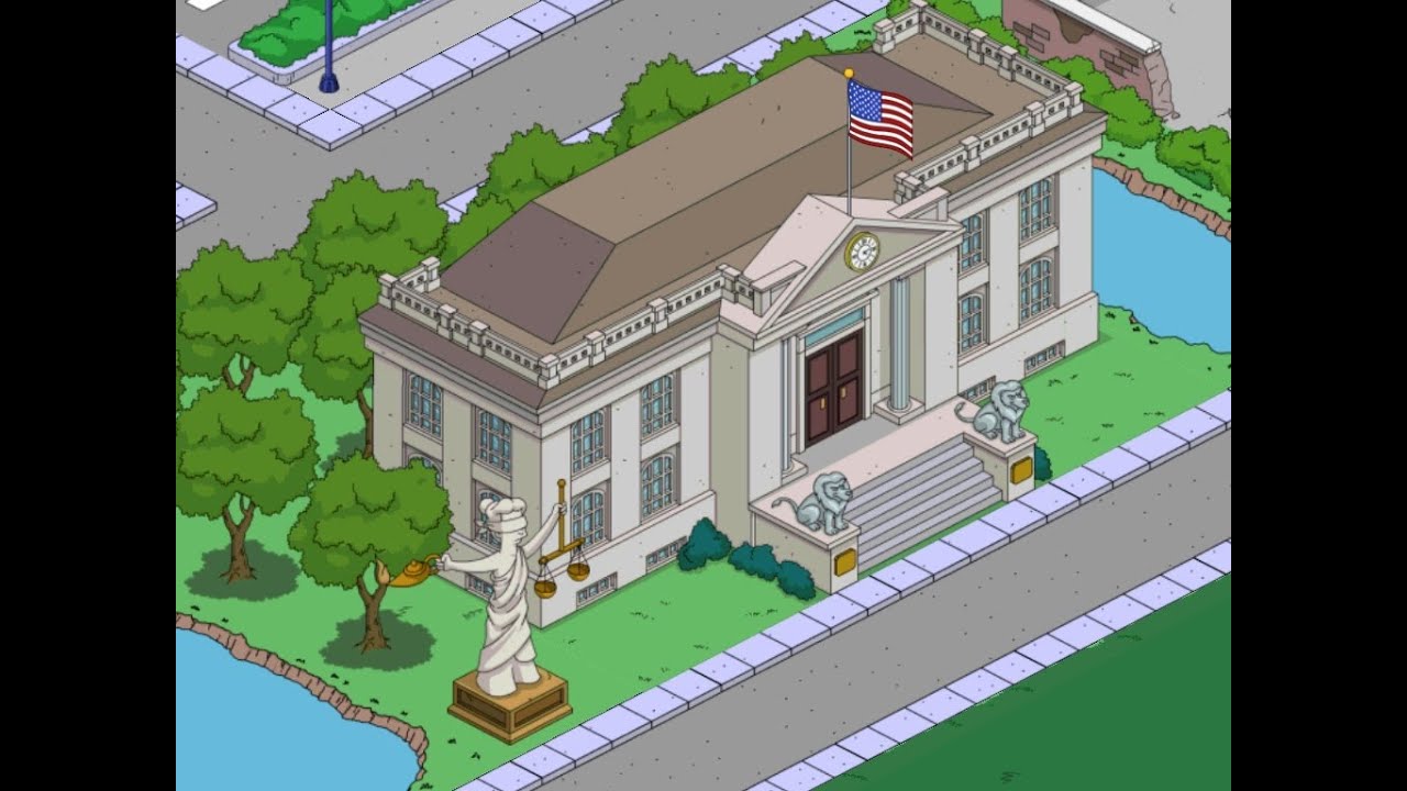 The Simpsons: Tapped Out - Court House - YouTube