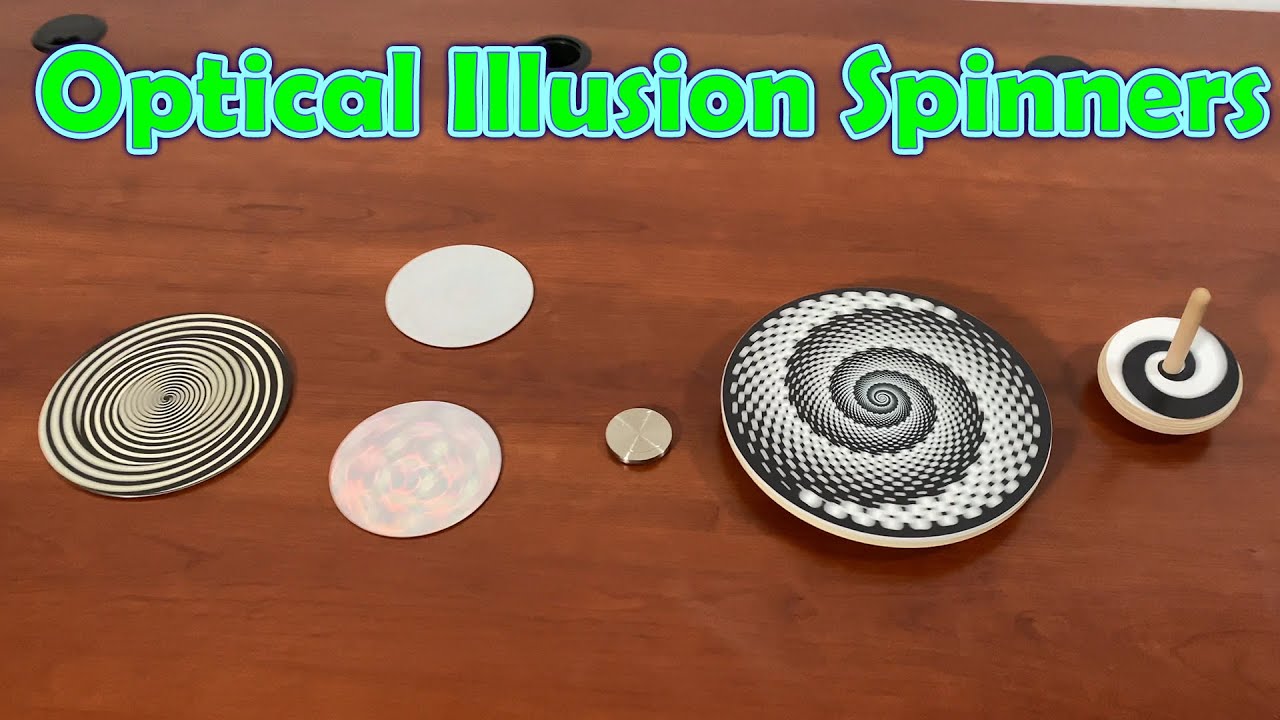 5 Super Cool Spinning Optical Illusion Toys -- Gadgetify - YouTube