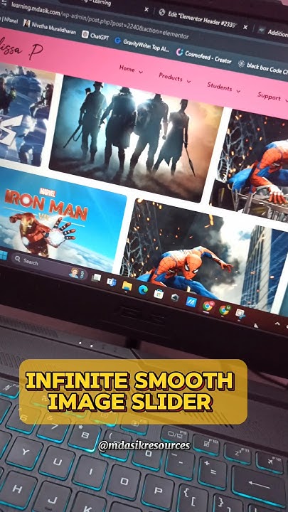 Infinite Image Smooth Slider in Elementor| Elementor tutorial #shorts - YouTube