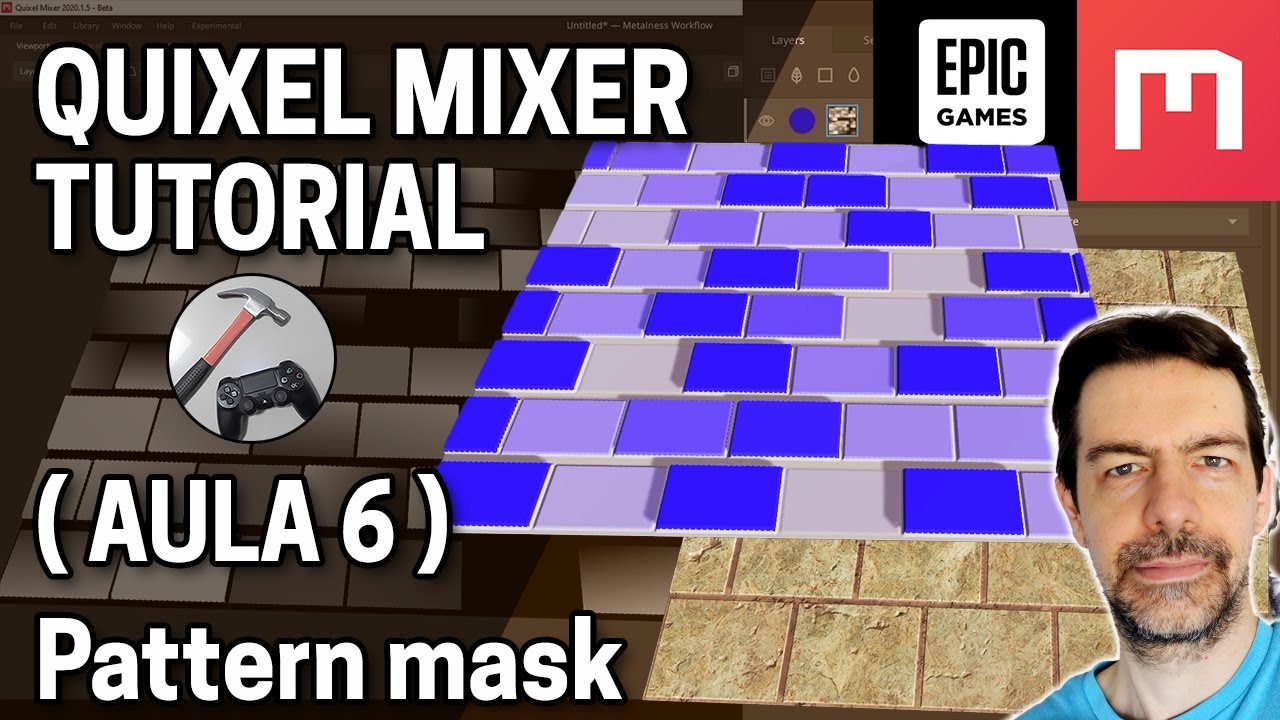 Quixel Mixer Tutorial (Aula 6) [Pattern mask] - YouTube