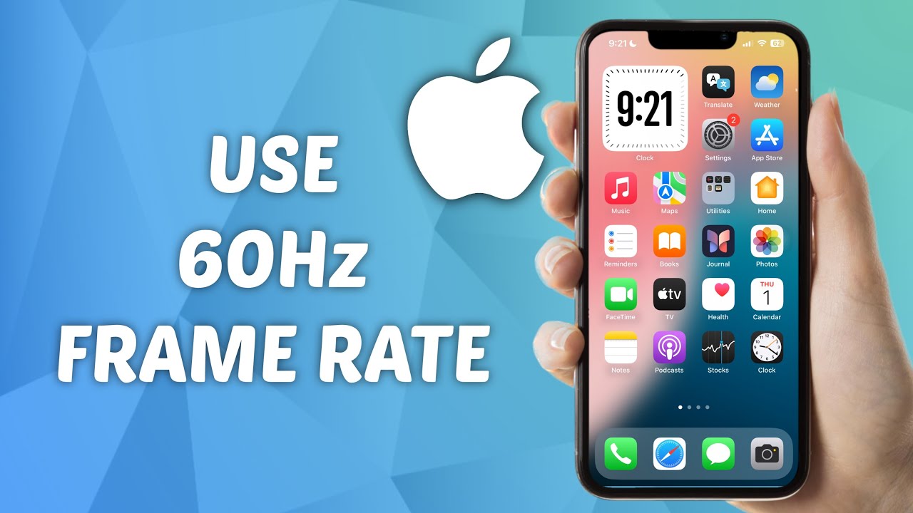 How to Use 60Hz Refresh Rate on iPhone - YouTube