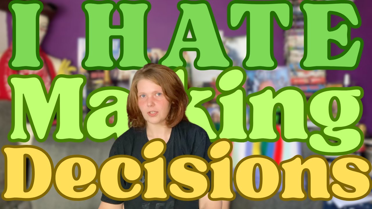 Autistic Decision Fatigue and Struggling to make Choices - YouTube