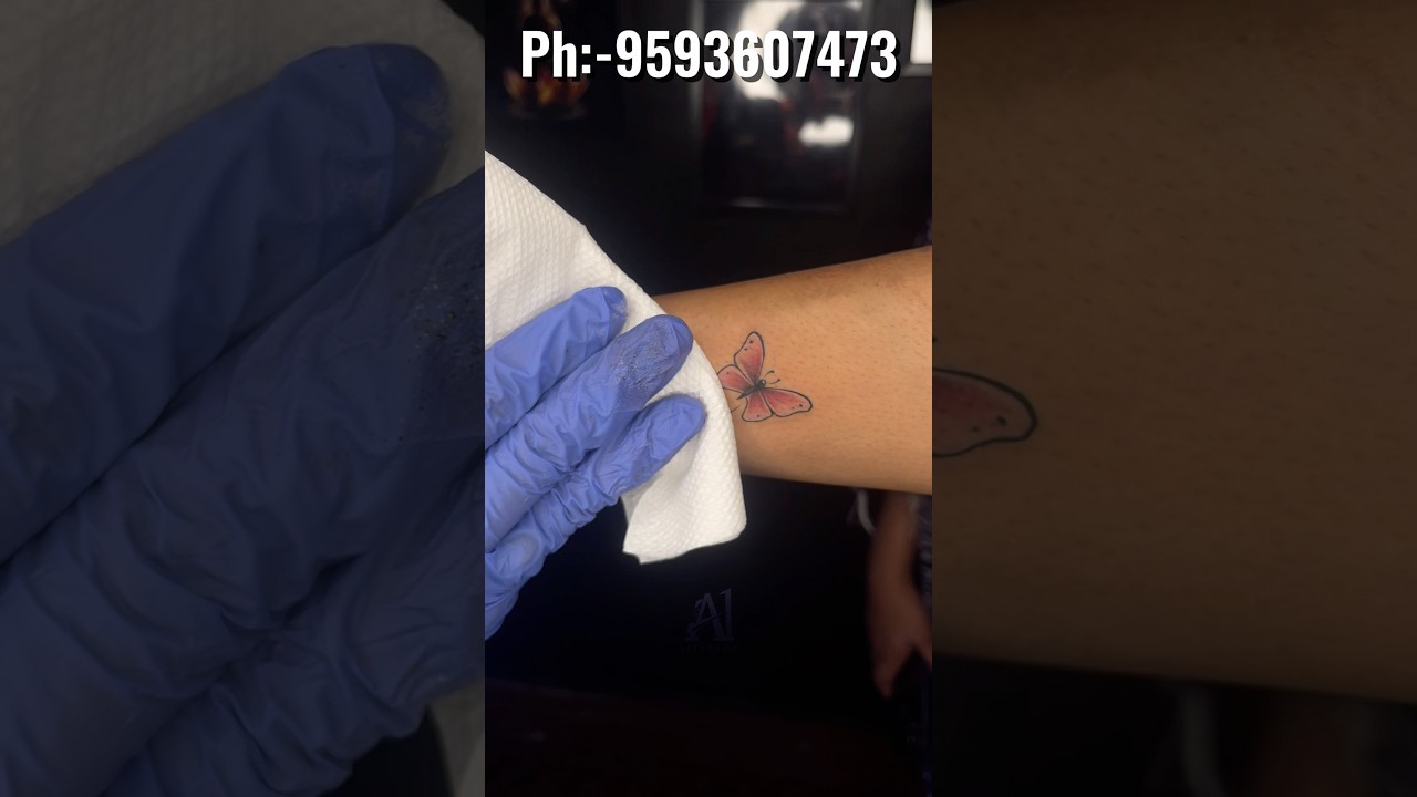 Butterfly Tattoo #titli #butterflytattoo #viraltattoo #a1tattoo # ...