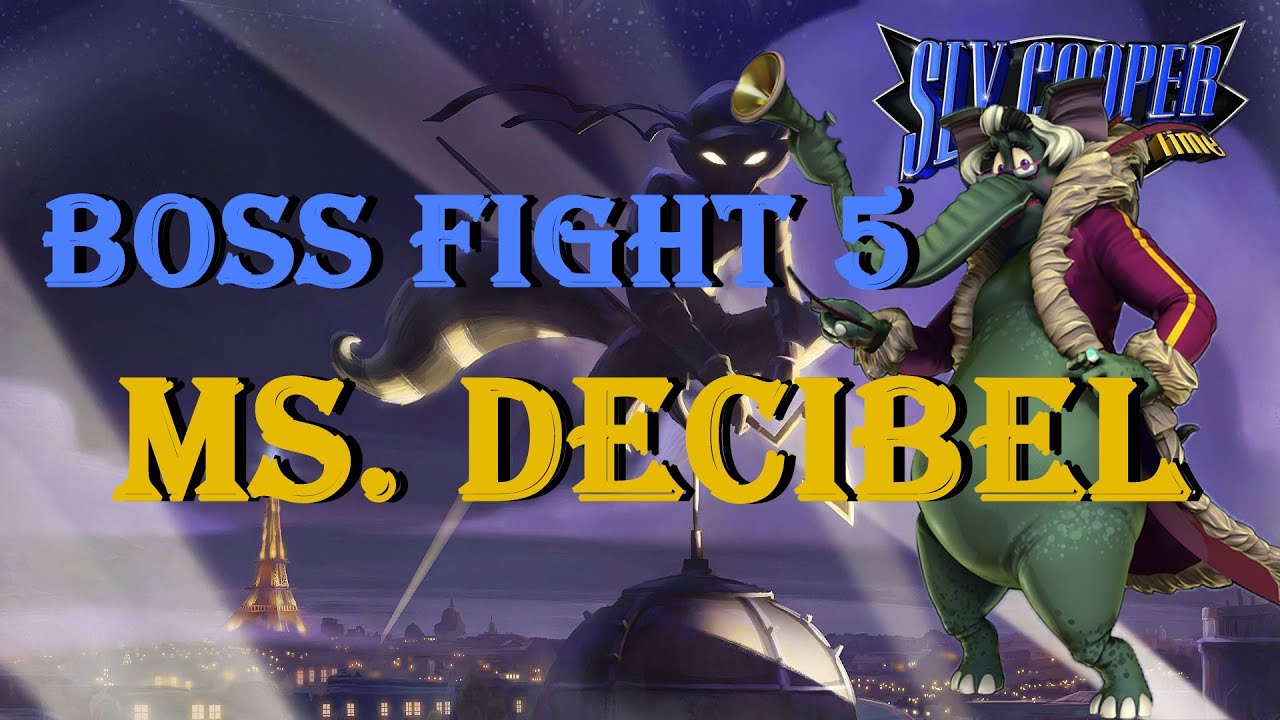 Sly Cooper 4 Thieves in Time Boss Fight 5 Ms. Decibel - YouTube
