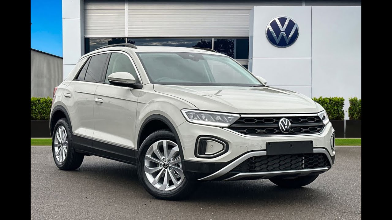 Brand New Volkswagen T-Roc 1.5 TSI Match DSG Euro 6 in Grey - YouTube