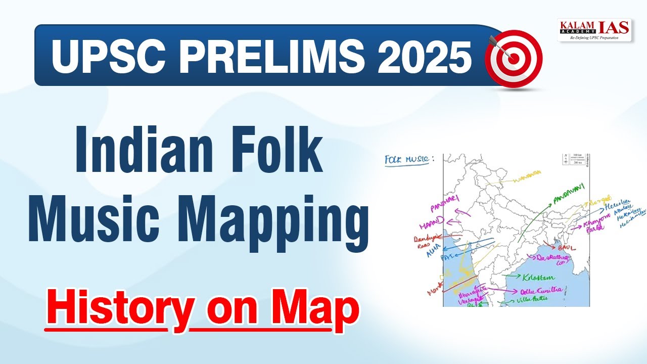 Indian Folk Music on Map | Folk Music of India State Wise | Krupa Jain ...