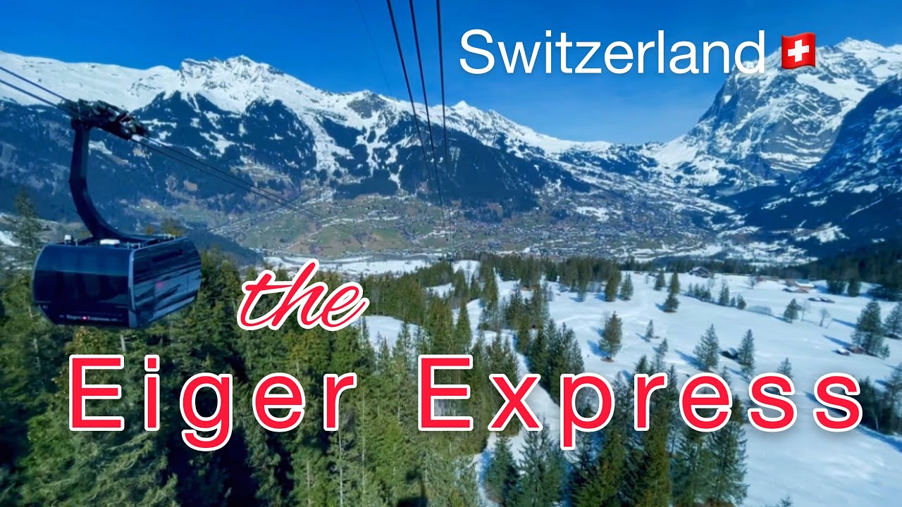 The Eiger Express || from Eigergletcher station to Grindelwald ...