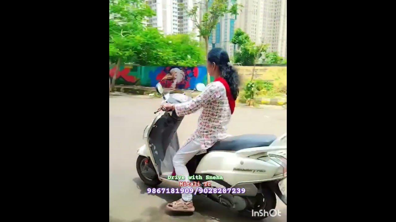 Drive with Sneha...two wheeler training virar and nallasopara (w) - YouTube