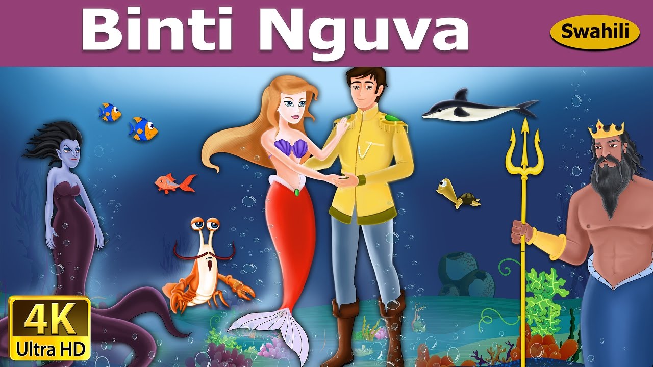 Binti Nguva | Hadithi za Kiswahili | Katuni za Kiswahili | Hadithi za ...