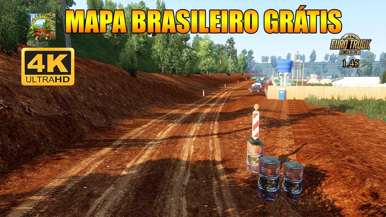 LANÇAMENTO E DOWNLOAD GRÁTIS - MAPA BR BRASIL 3.1 ETS2 1.45 - YouTube