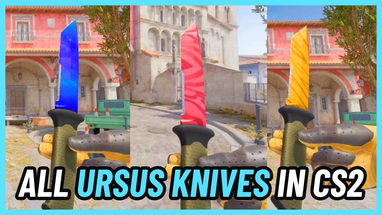 URSUS KNIFE All Skins | CS2 In-Game [4K] - YouTube